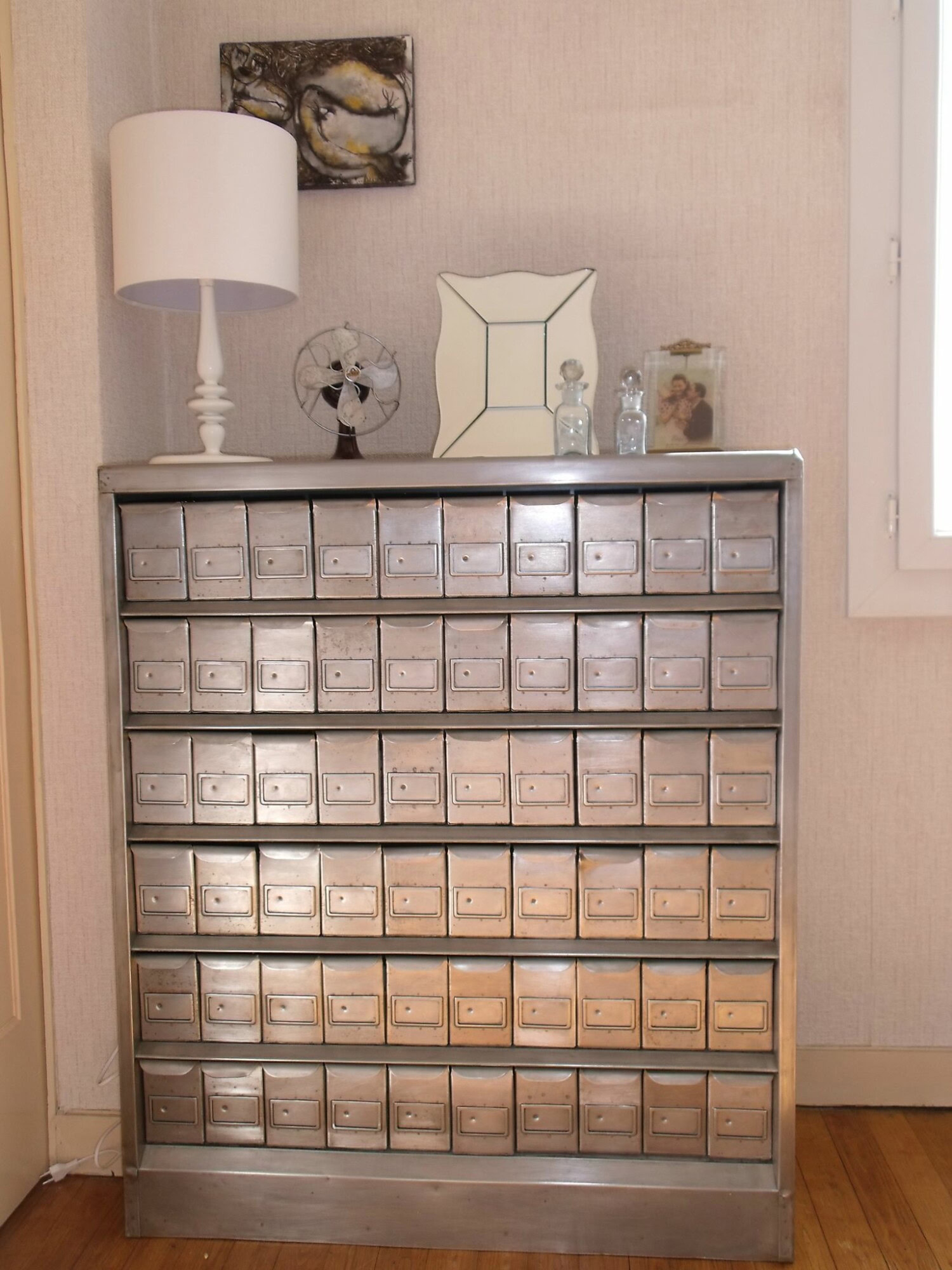 Nice Find Makeover: Vintage Card Catalog Cabinet | Oh My Sander